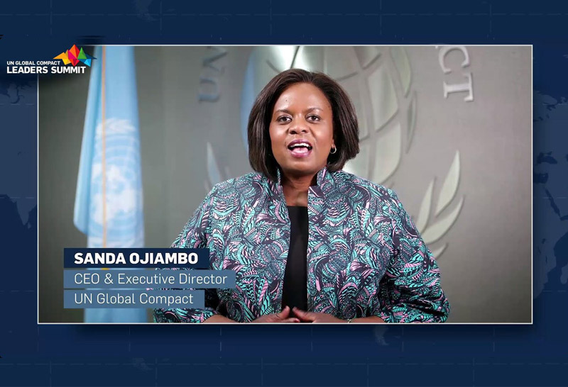 ผู้นำด้านความยั่งยืนจากทั่วโลกรวมพลังลดโลกร้อนบนเวที “UN Global Compact Leaders Summit 2021"