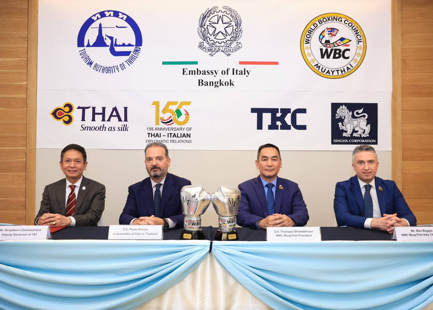 ททท.หนุนWBC จัดอเมซิ่งมวยไทยเชื่อมความสัมพันธ์อิตาลี 155 ปี