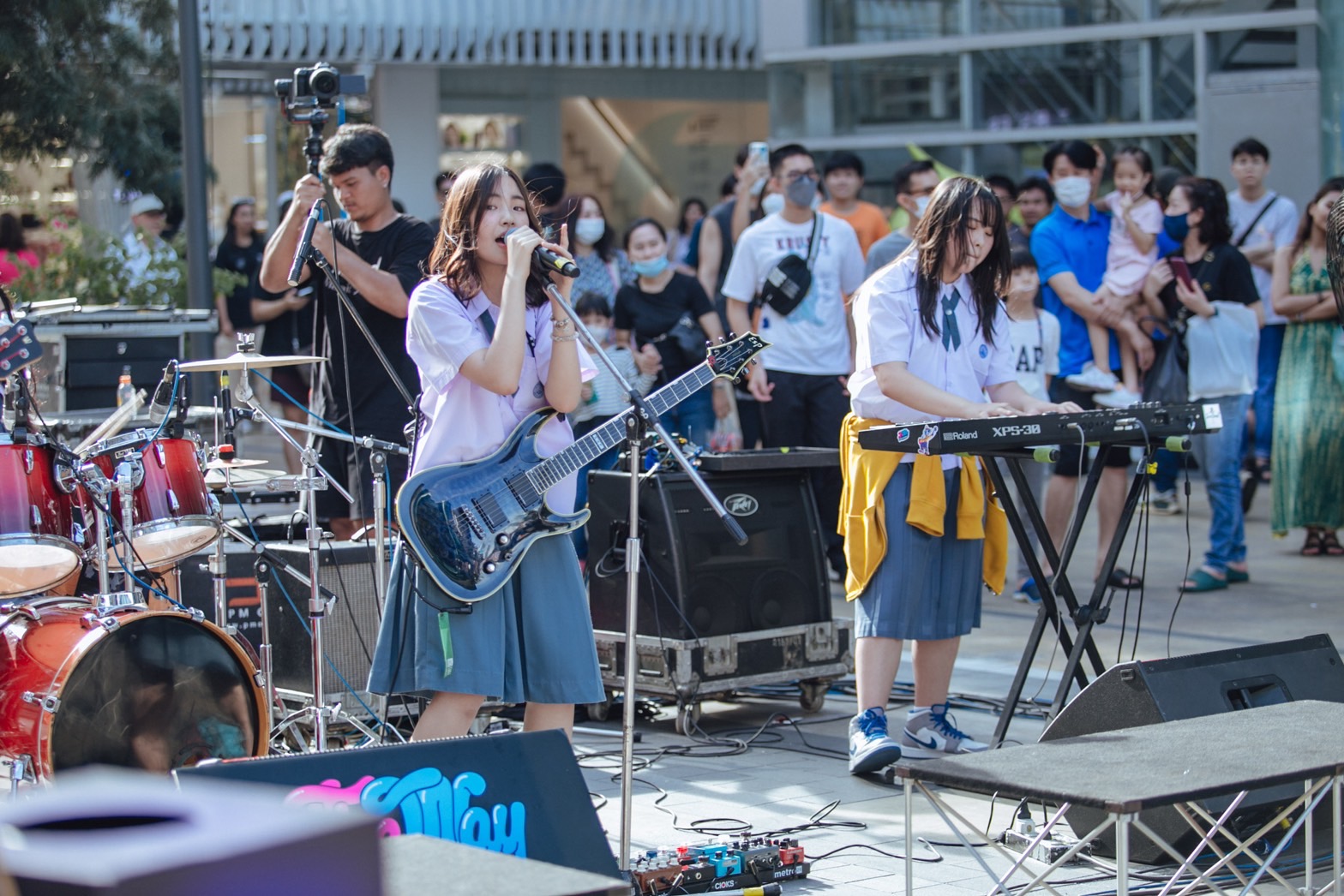 8 วงดนตรีมัธยม “THE WAY Artist Intern Camp” อัดทักษะแบบมืออาชีพเต็มคารา ...