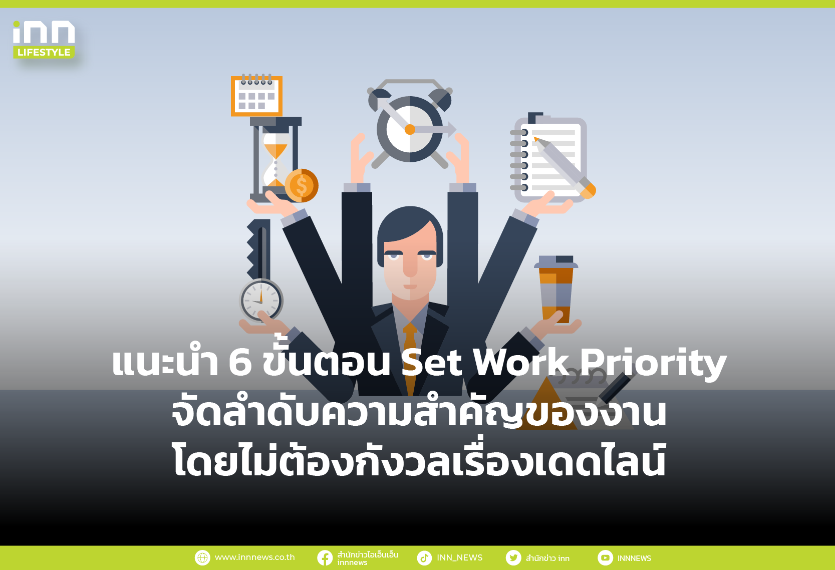 แนะนำ 6 ขั้นตอน Set Work Priority จัดลำดับความสำคัญของงาน โดยไม่ต้องกังวลเรื่องเดดไลน์