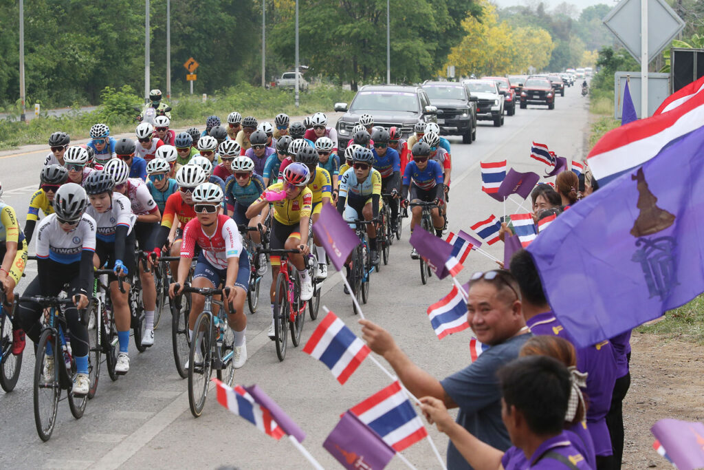 "Chutathip" wears the heart of a lion to win the Tour of Thailand long-distance two-wheeled ...