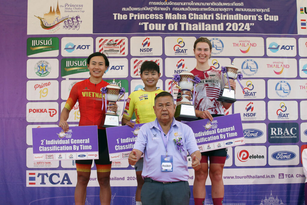 "Chutathip" wears the heart of a lion to win the Tour of Thailand long-distance two-wheeled ...